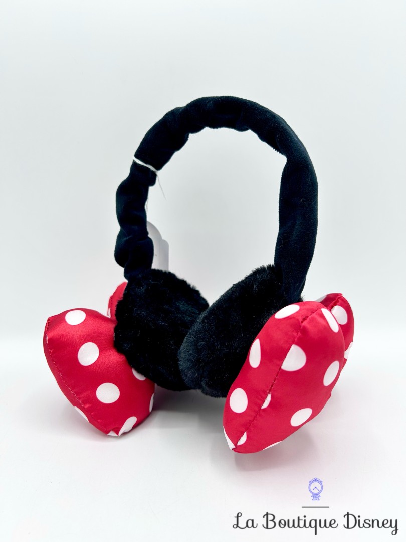 Cache Oreilles Minnie Mouse Disney noeuds pois rouge - Accessoires ...