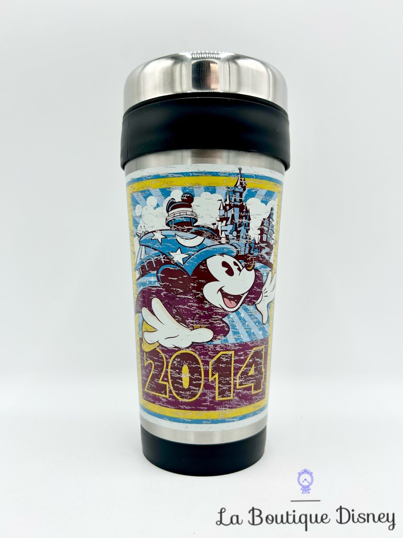 Thermos Mickey Mouse 2014 Disneyland Paris Disney mug voyage Fantasia ...