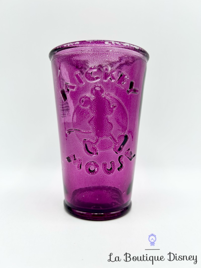Verre Mickey Mouse Disney violet transparent épais relief 3D ...
