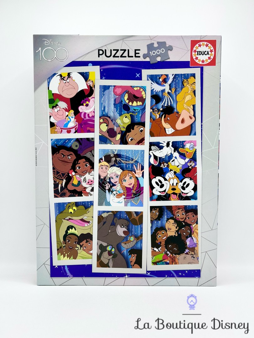 Puzzle 1000 Collage Disney 100 EDUCA affiches N°19575 - Puzzles/Puzzles ...