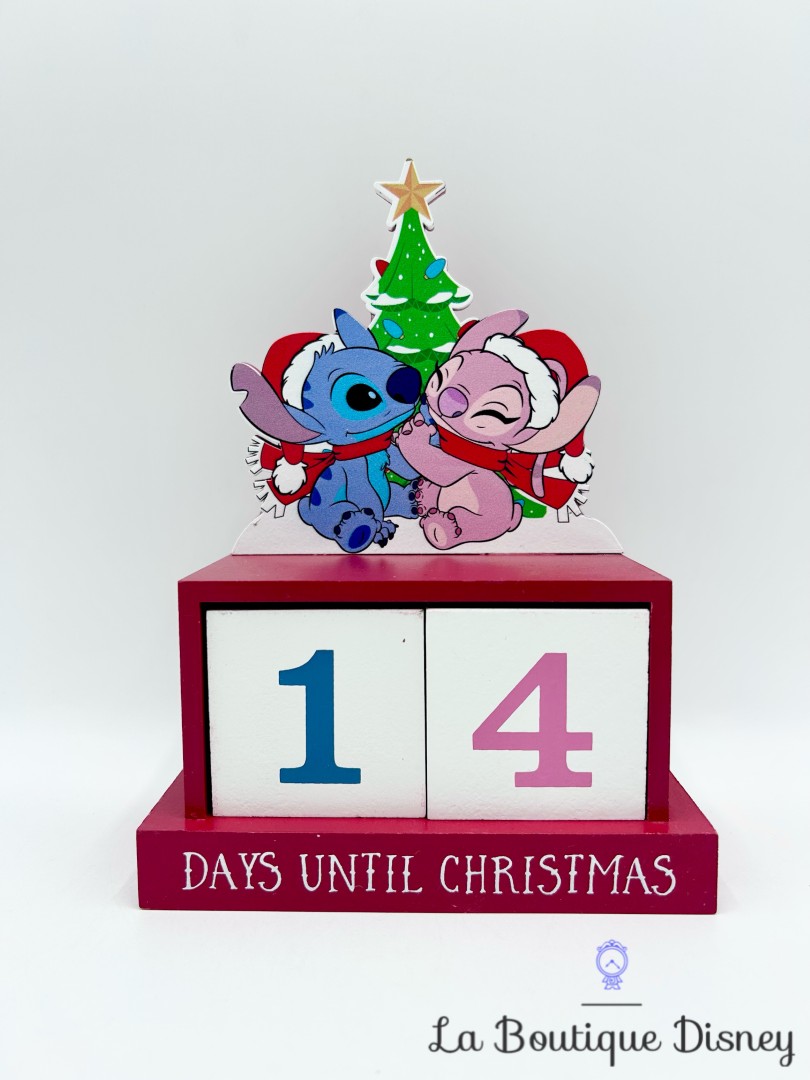Décoration Noël Stitch Angel Days Until Christmas Disney décompte ...