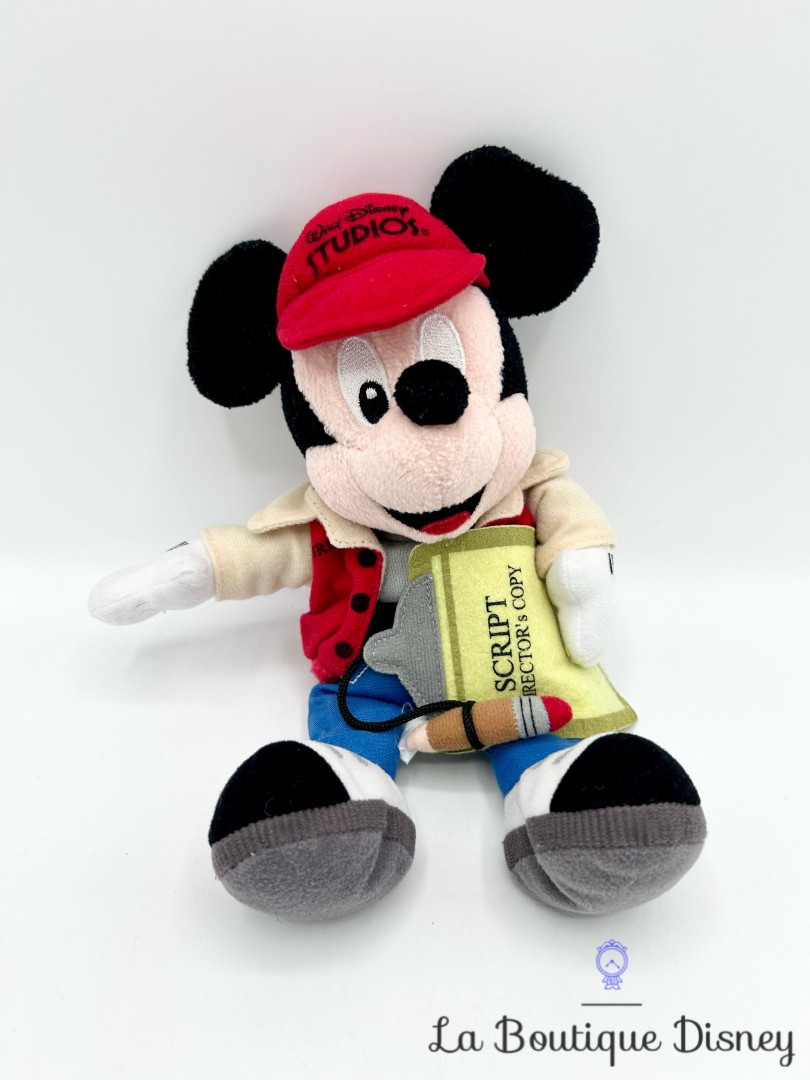Peluche Mickey Mouse Script Walt Disney Studios Disneyland Resort Paris Disney 26 cm - Peluches ...