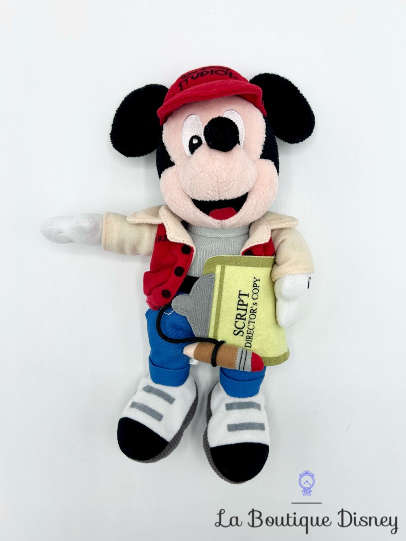 Peluche Mickey Mouse Script Walt Disney Studios Disneyland Resort Paris Disney 26 cm - Peluches ...
