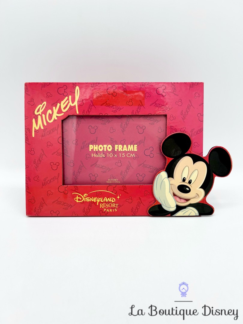 Cadre photo Mickey Mouse Portrait Disneyland Resort Paris Disney rouge ...