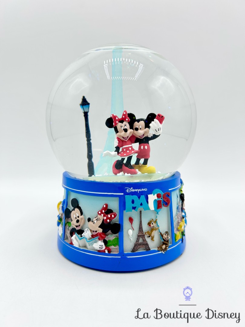Boule à neige lumineuse Mickey Minnie Tour Eiffel Disneyland 2020 ...
