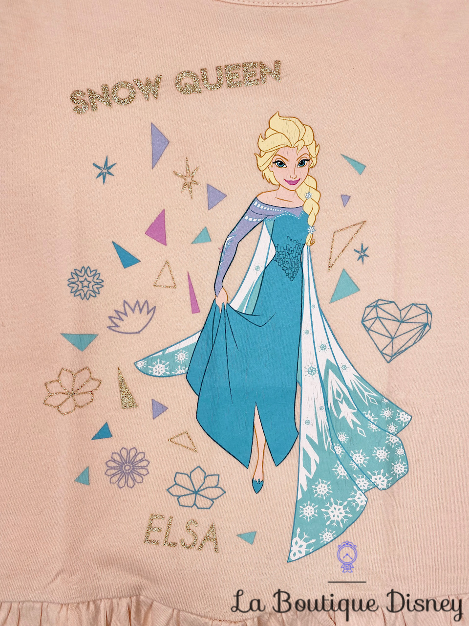 Robe Elsa La reine des neiges Disney Frozen taille 2-3 ans saumon Snow ...