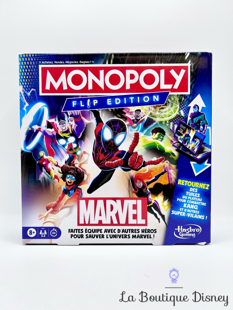 Jeu de société Monopoly Marvel Flip Edition Hasbro Gaming 2024 - La ...