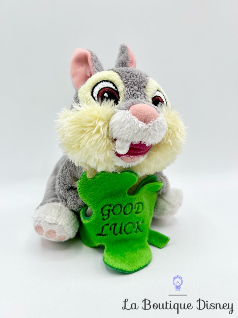 Peluche Panpan Good Luck Disneyland Paris Disney Bambi lapin gris ...