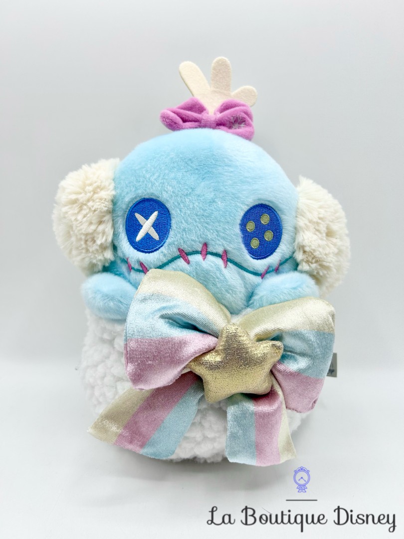 Peluche Souillon Noël Lilo et Stitch Disney Store Scrump doudou pastel 28 cm - Peluches/Peluches ...