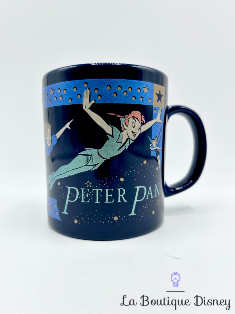 Tasse Peter Pan Disney mug Staffordshire England vintage bleu nuit ...