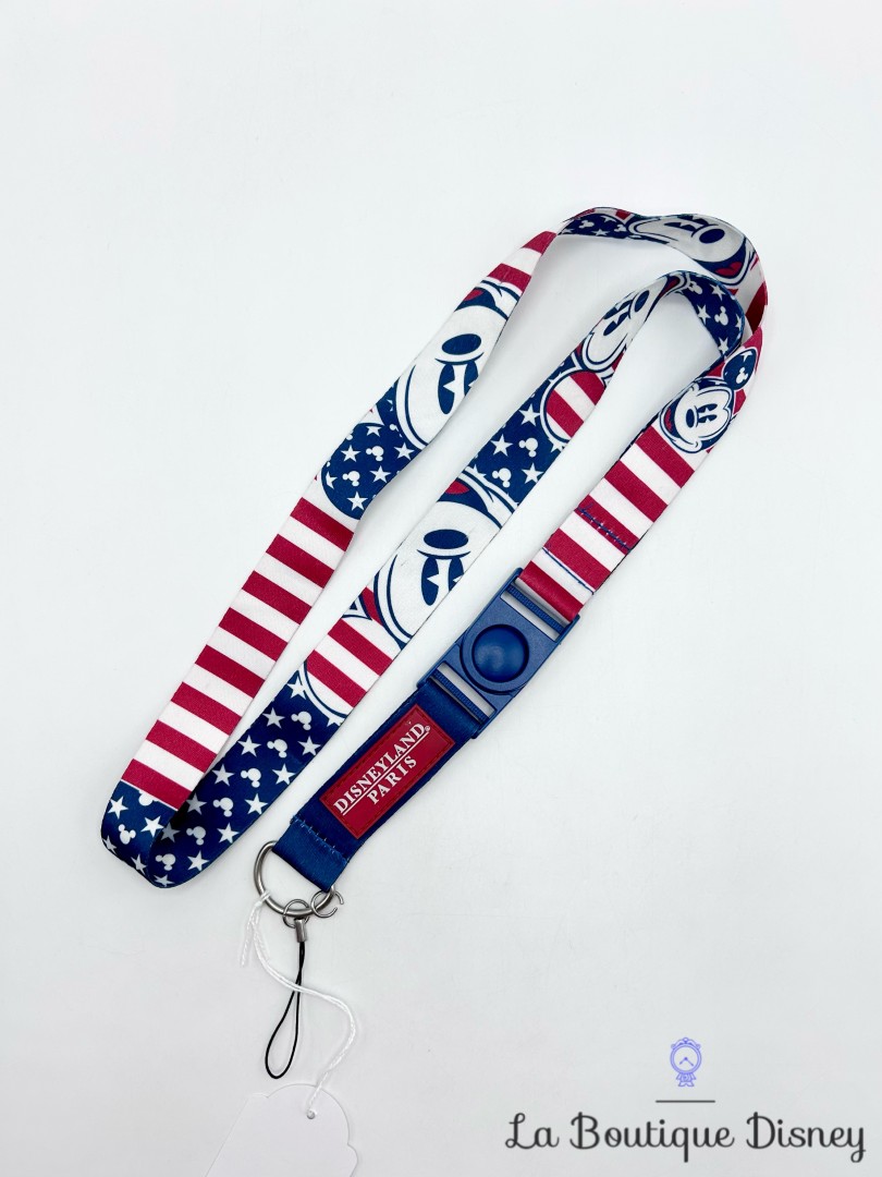 Lanière Pin's Mickey Stars & Stripes Disneyland Paris 2014 Disney ...