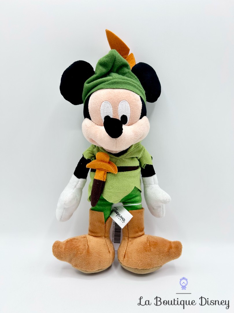 Peluche Mickey Peter Pan Disneyland Paris 2016 Disney vert déguisement ...