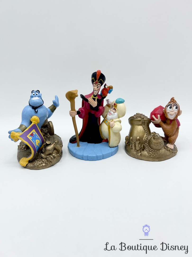 Figurines Aladdin Lil Classics The Disney Store vintage Abu Génie Jafar ...