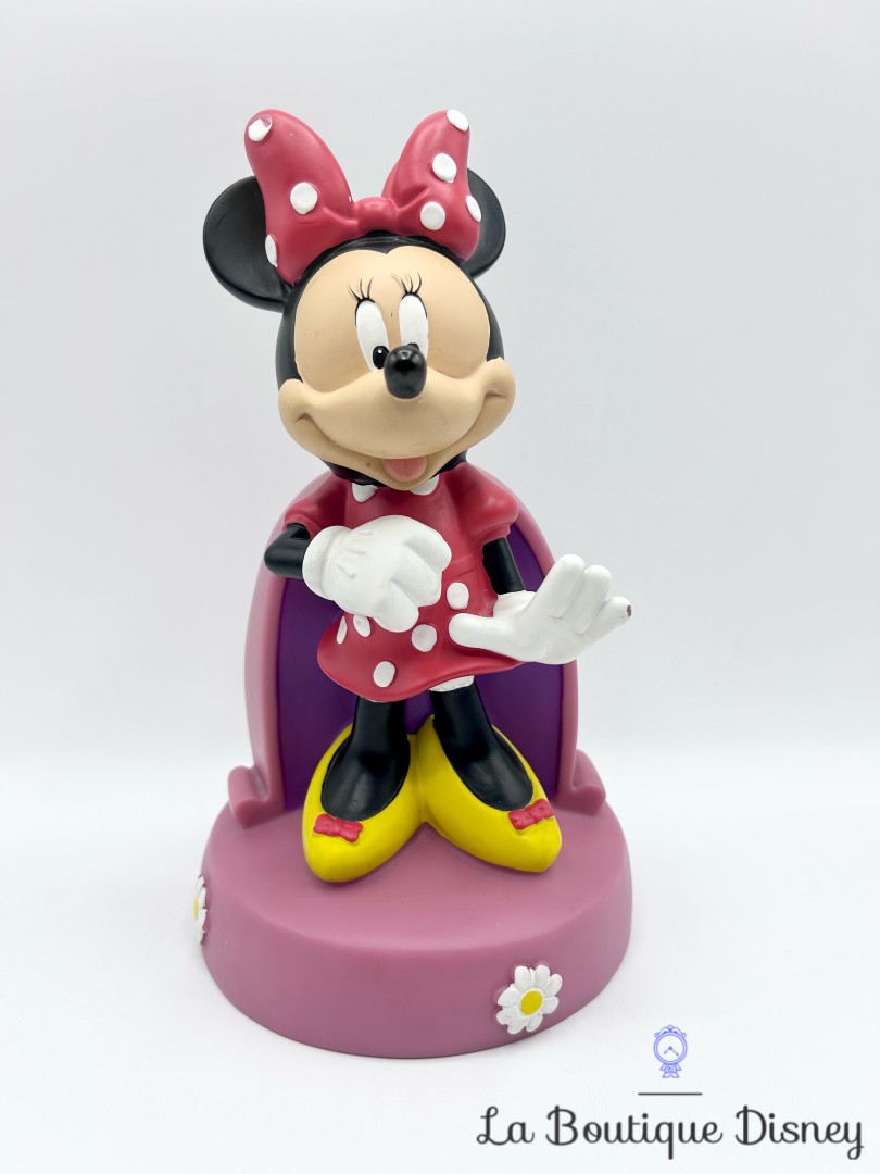 Tirelire Minnie Mouse Disneyland Paris Disney papillon rose plastique ...
