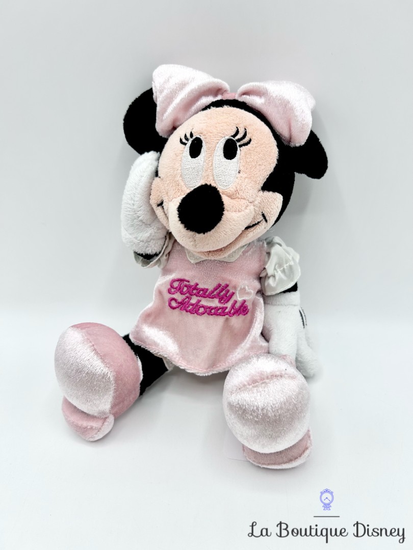 Peluche Minnie Mouse Totally Adorable Disneyland Paris Disney rose 28 ...