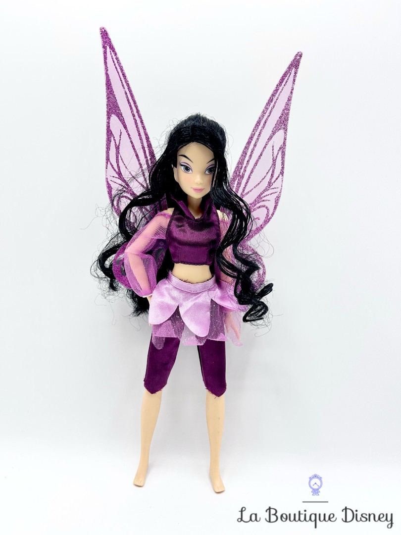 Poupée Vidia Papillonnante Disney Store Fairies Flutter Doll fée violet ...