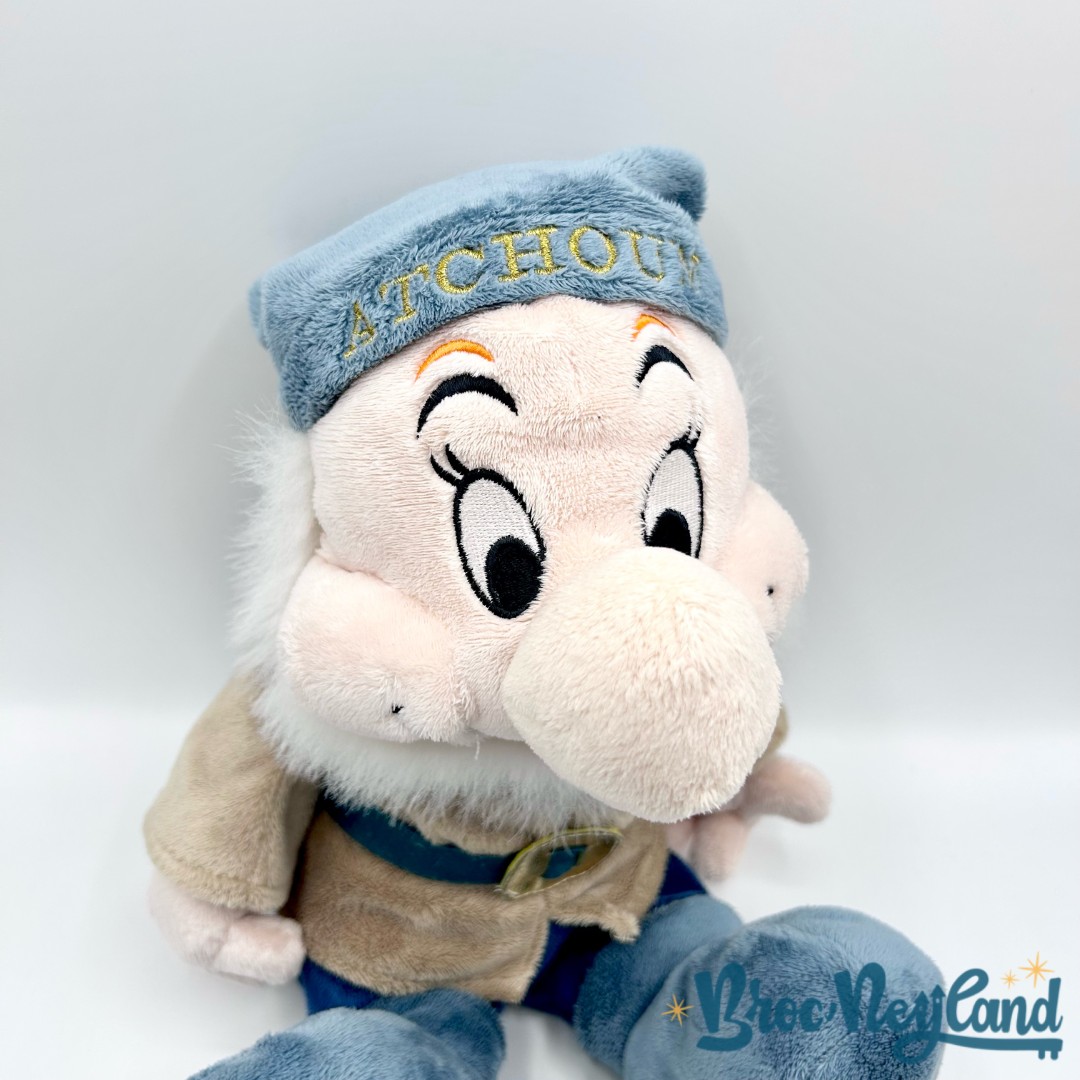 Peluche Atchoum bleu Disney Store Blanche Neige et les sept nains ...