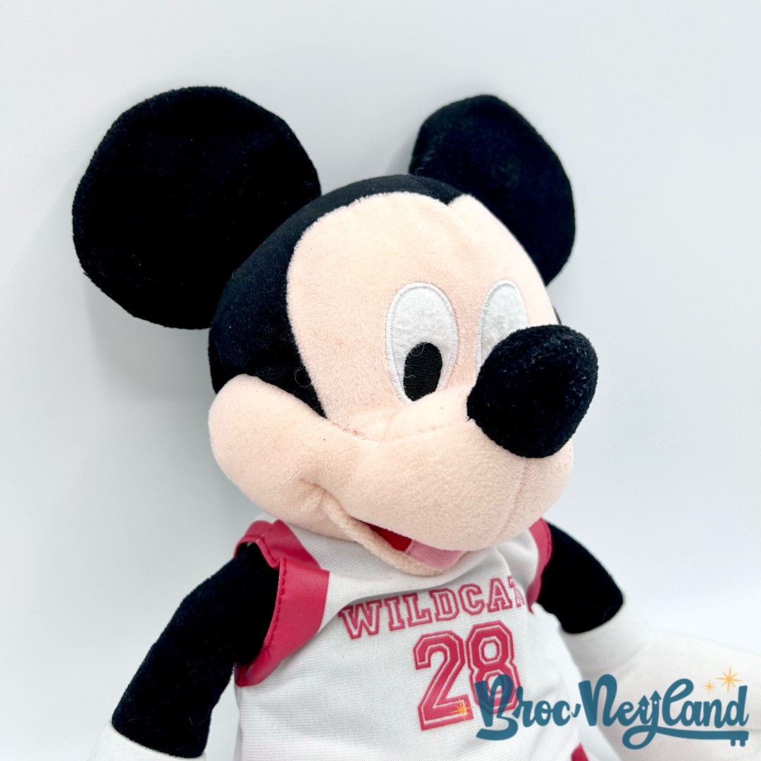 Peluche Mickey Mouse Wildcats High School Musical Disney basket 42 cm ...