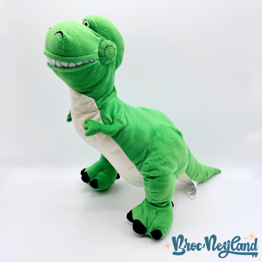 Peluche Rex Toy Story Disney Store 2013 dinosaure vert écusson 35 cm ...