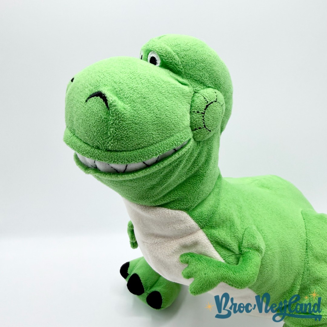 Peluche Rex Toy Story Disney Store 2013 dinosaure vert écusson 35 cm ...