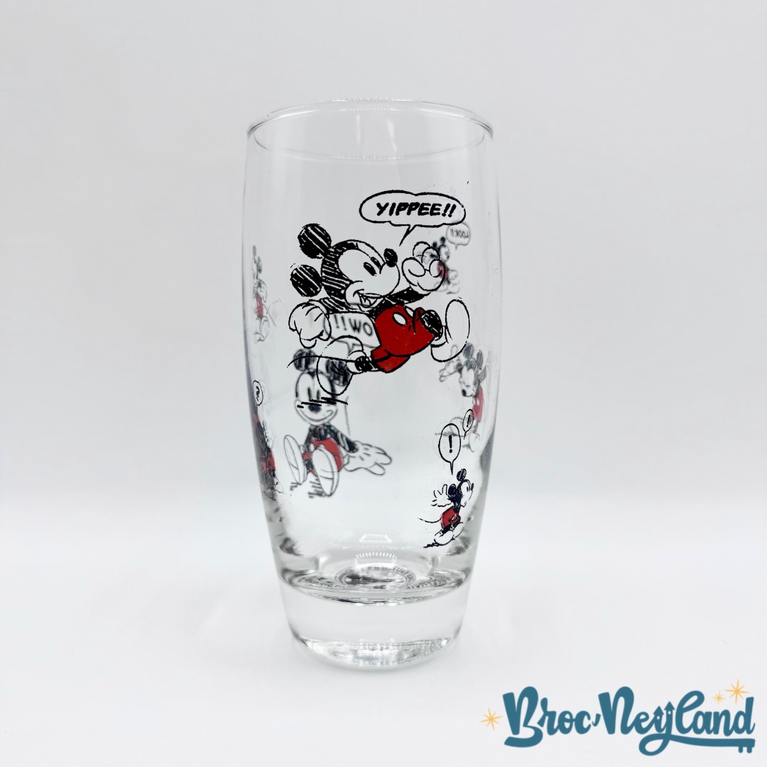 Verre Mickey Mouse BD Disneyland Paris Disney dessin bande dessinée ...