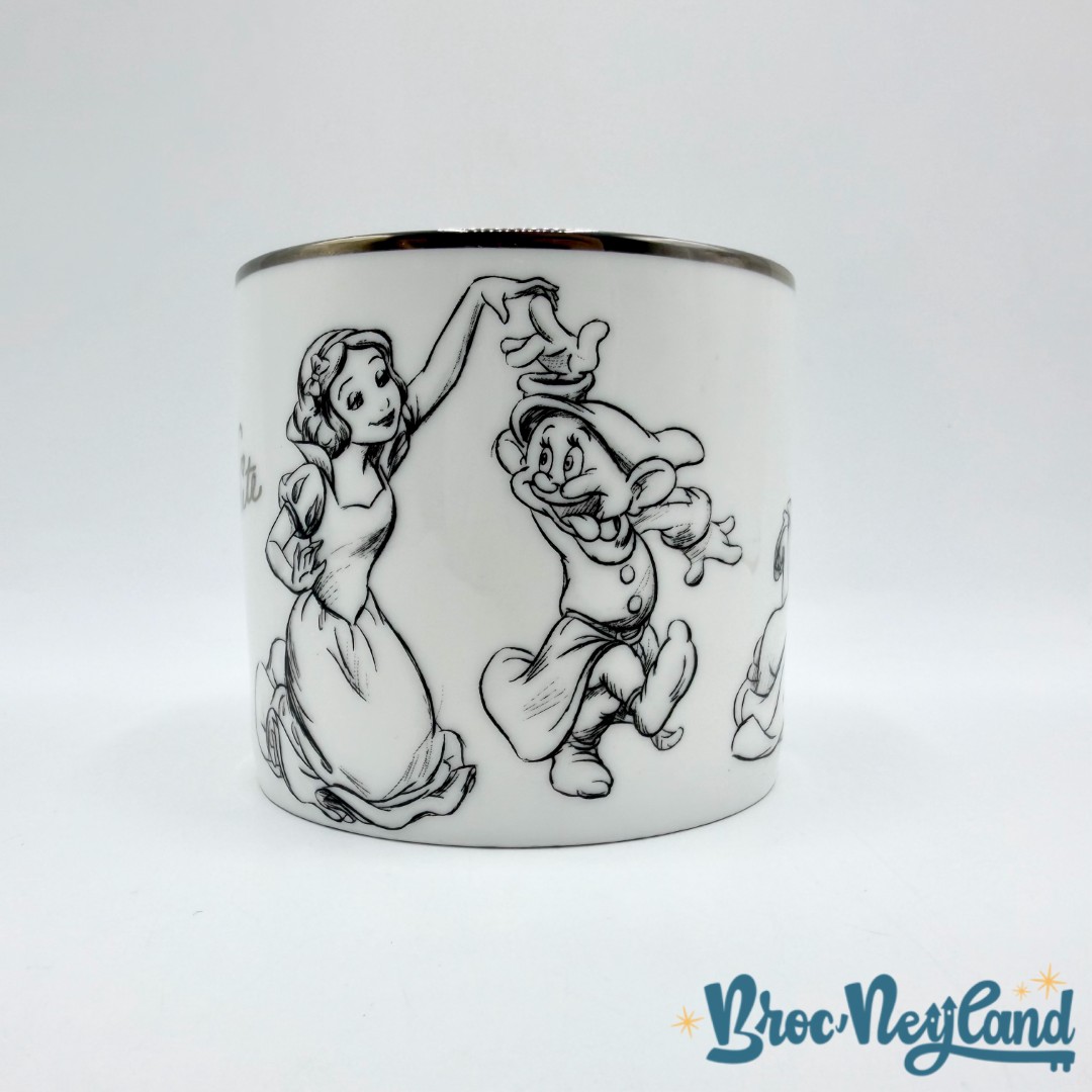 Tasse Blanche Neige Snow White Disney Princess Widdop mug blanc doré ...