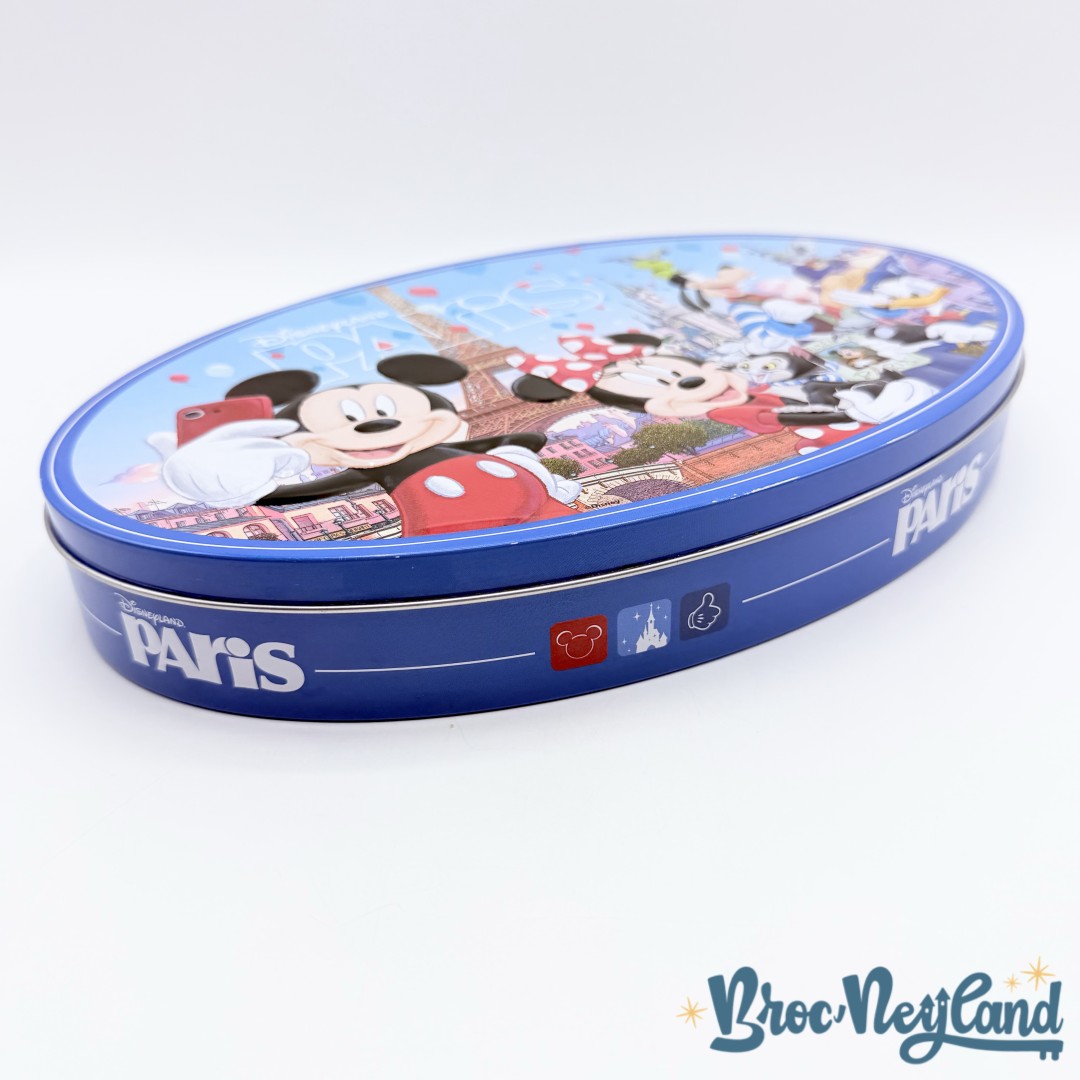 Boite métal Mickey Minnie Tour Eiffel Selfie Disneyland Disney ville ...