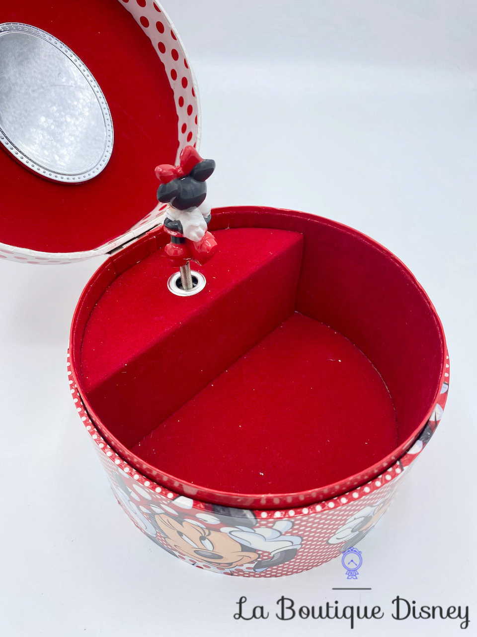 Boite à musique bijoux Minnie Mouse Disneyland Paris Disney rouge noeud ...