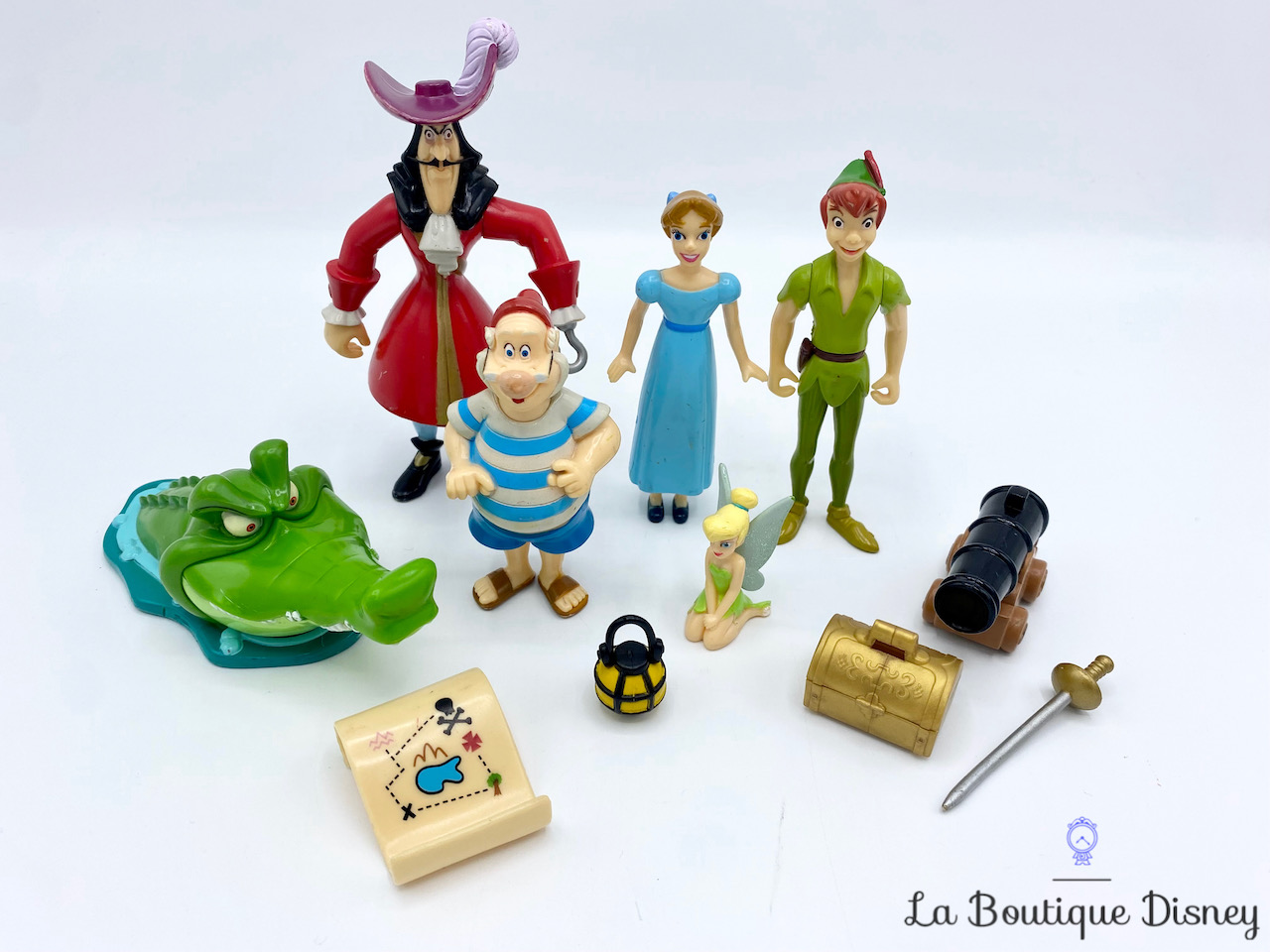 Figurines Peter Pan Play Set Disney Store Wendy Crochet Mouche ...