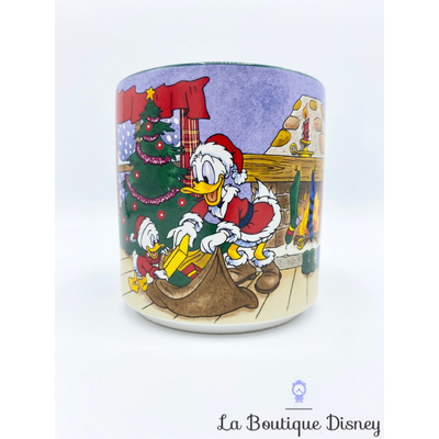 Tasse scène la bande à Picsou Disneyland Paris Disney mug noël sapin ...