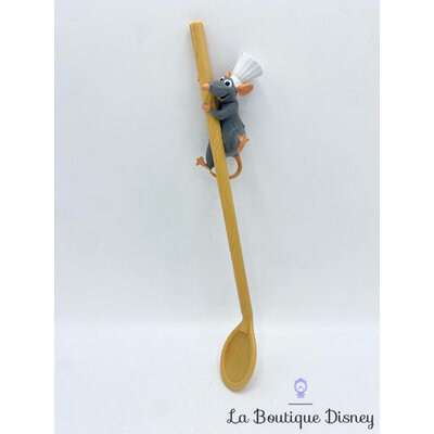 Cuillère Paille Rémy Ratatouille Disney Parks figurine plastique relief ...