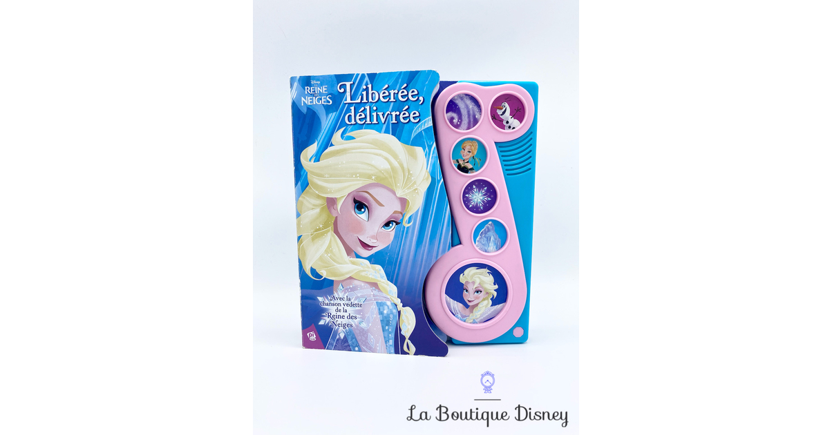 Livre musical La reine des neiges Libérée, délivrée Disney PI Kids Elsa ...