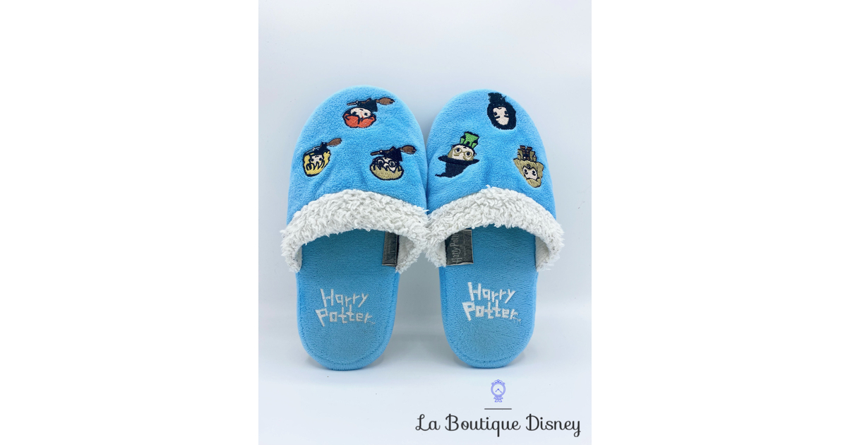 Chaussons Harry Potter taille 34-35 bleu pantoufles kawaii Harry ...