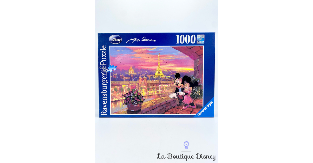 Puzzle 1000 Pièces A Paris Mickey Minnie James Coleman Disney ...