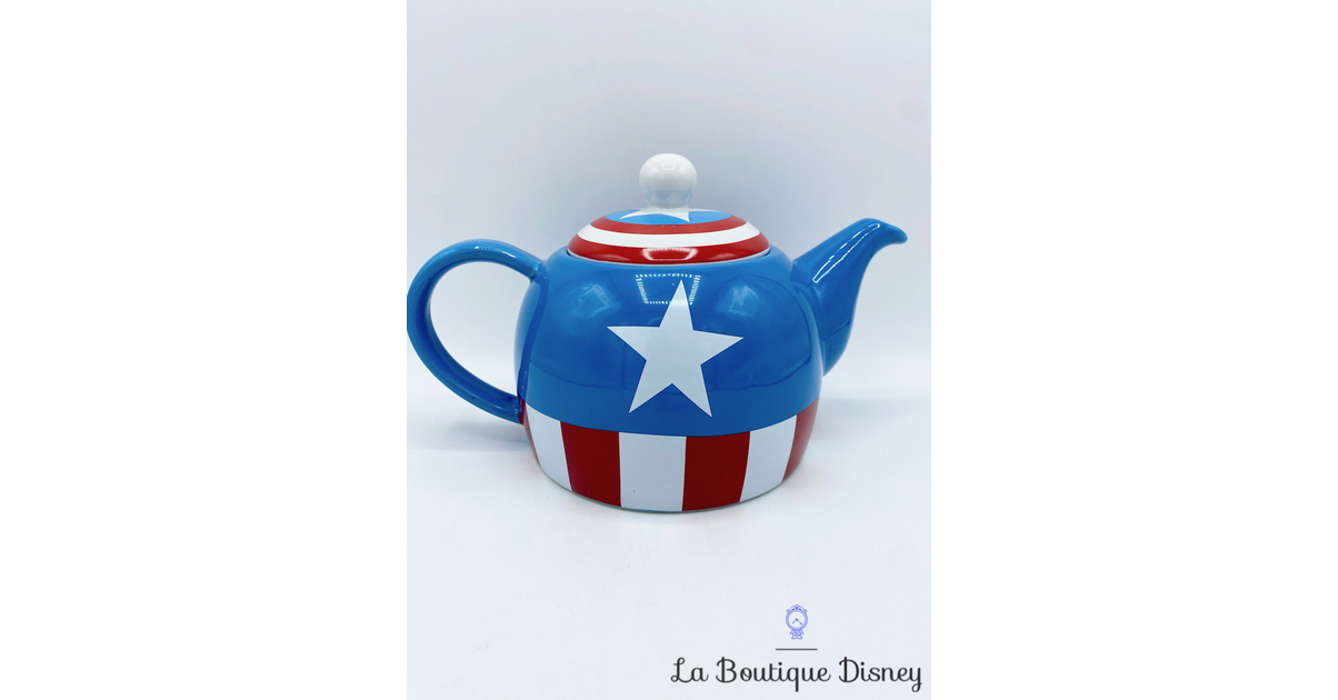 Théière Captain America Marvel Underground Toys bleu étoile - Vaisselle ...