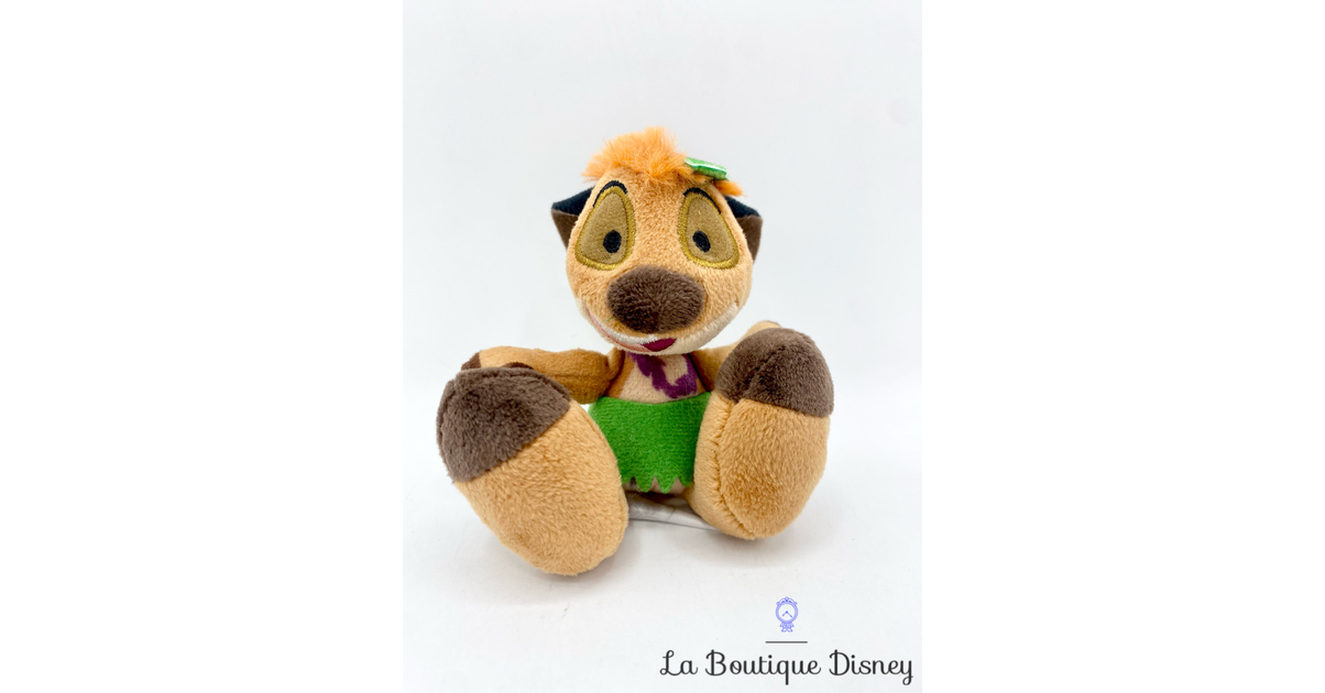 Peluche Timon Luau Tiny Big Feet Disney Store Le roi lion suricate ...