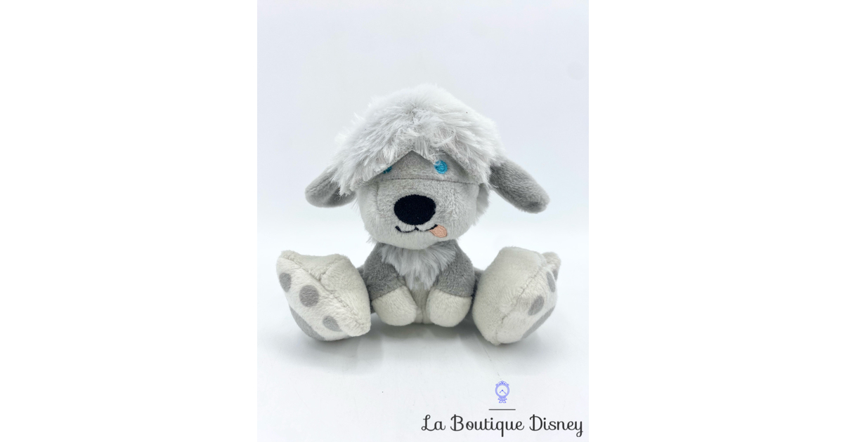 Peluche Max Tiny Big Feet Disney Store La petite sirène chien gris ...