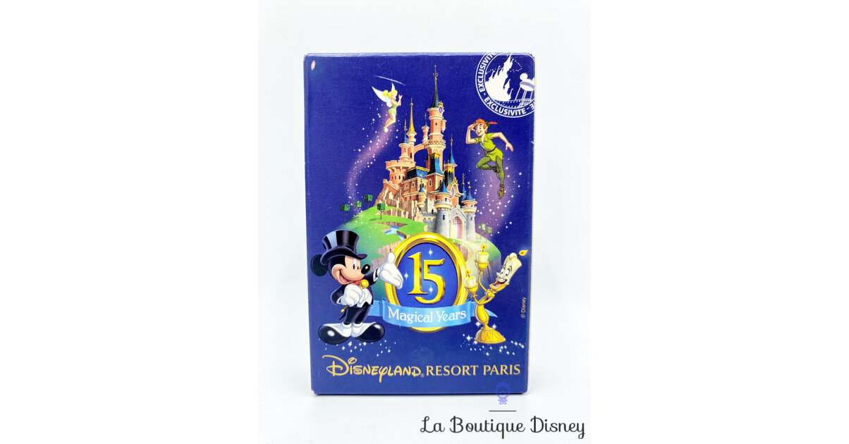 Jeu de 55 cartes 15 ème Anniversaire Disneyland Paris Disney 15 ans ...