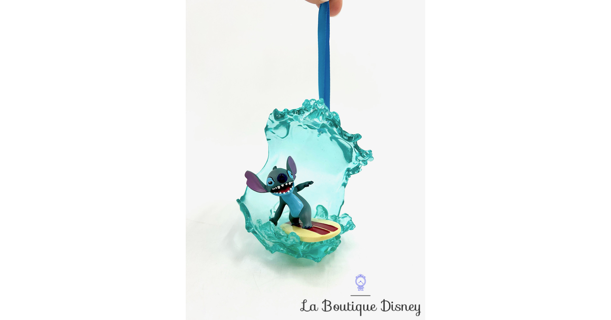 Ornement Noël Stitch surf vague Disneyland Paris Disney boule ...