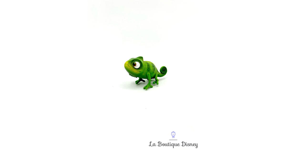 Figurine Pascal Disney Bullyland caméléon vert Raiponce 4 cm ...