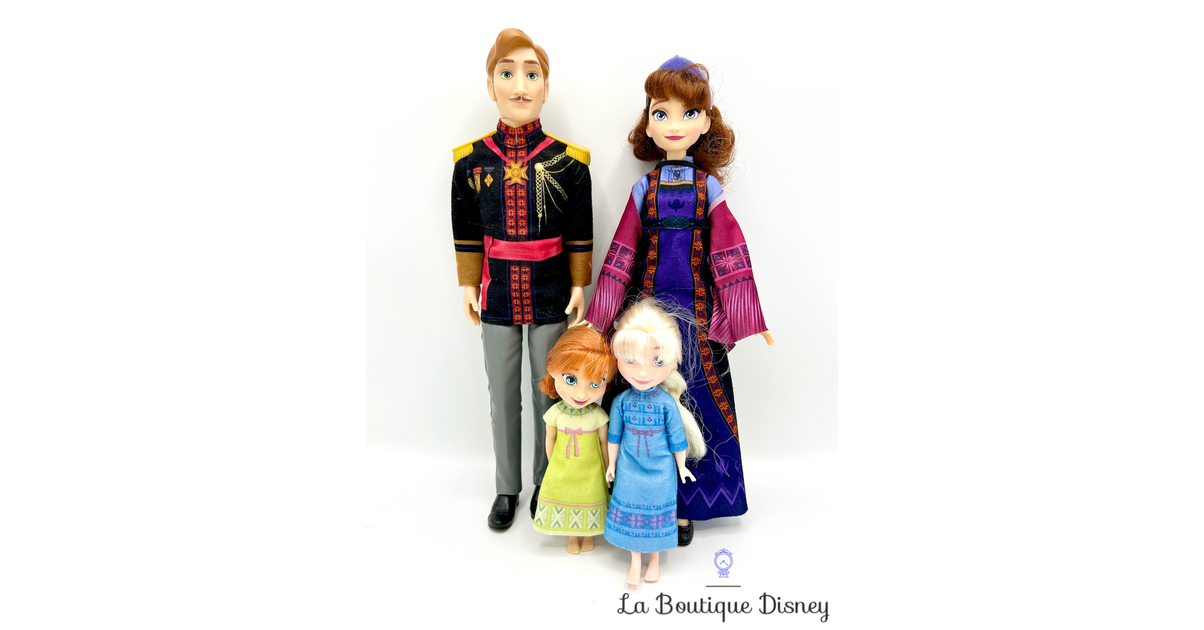 Poupées Famille Royale d'Arendelle Anna Elsa La Reine des Neiges 2 ...
