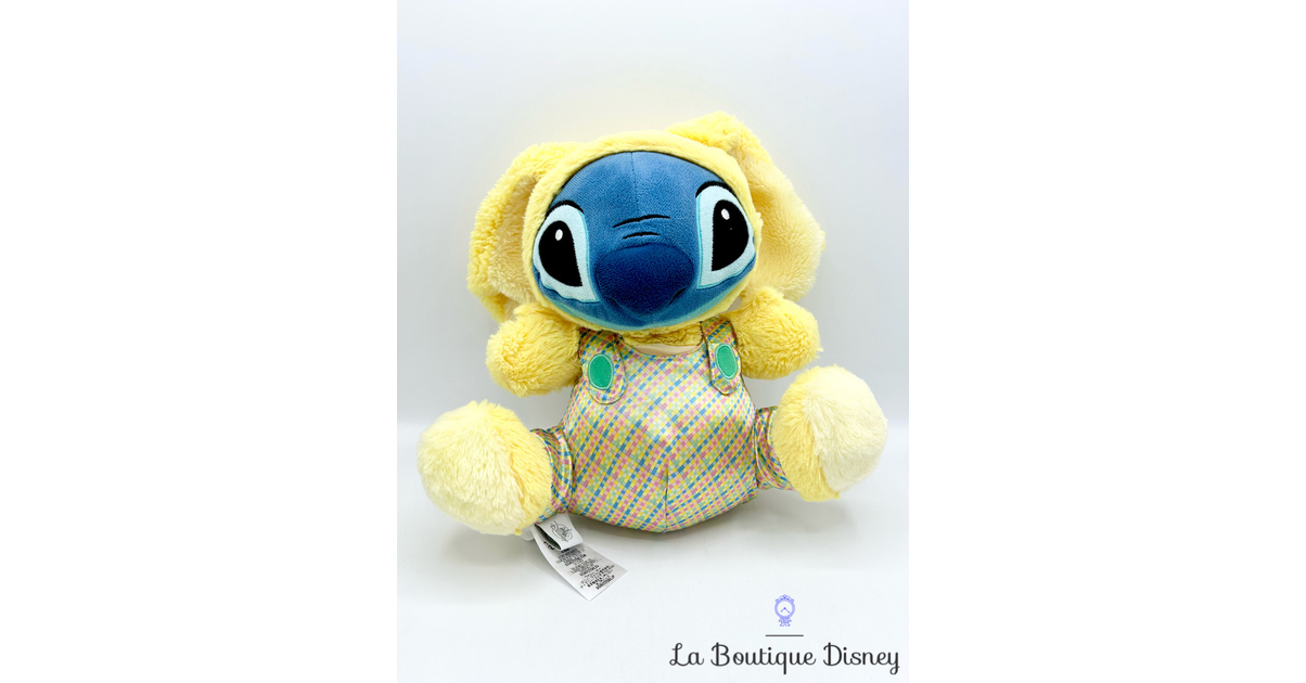 Peluche Stitch Pâques Disney Store 2017 lapin jaune 28 cm - Peluches ...