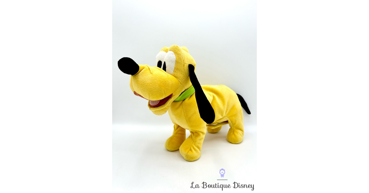 Peluche interactive Pluto Funny Disney IMC Toys chien jaune sonore 24 ...