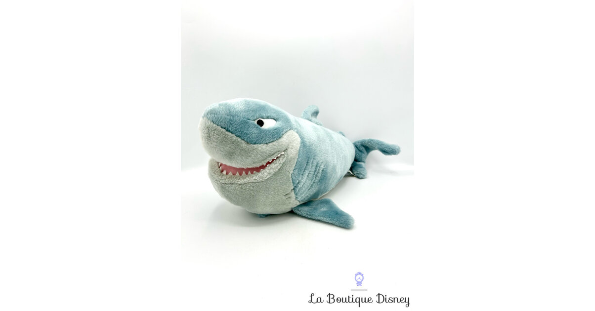 Peluche Bruce requin Le monde de Némo Disneyland Paris Disney gris bleu ...