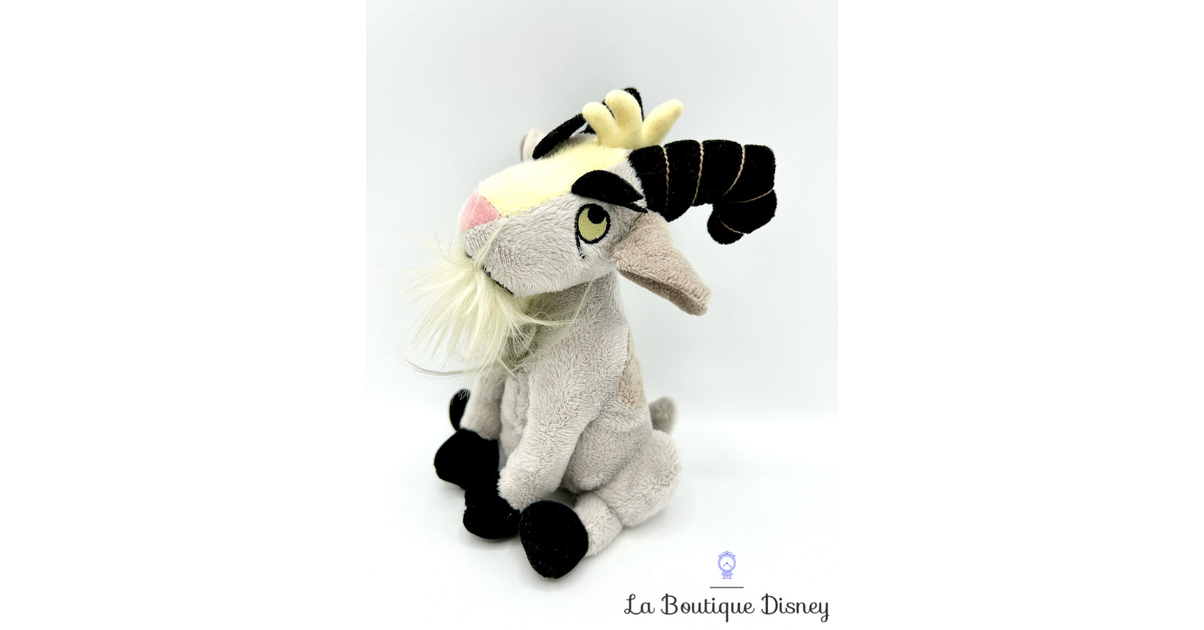 Peluche Jeb La Ferme se Rebelle Disneyland Paris Disney bouc gris 20 cm ...
