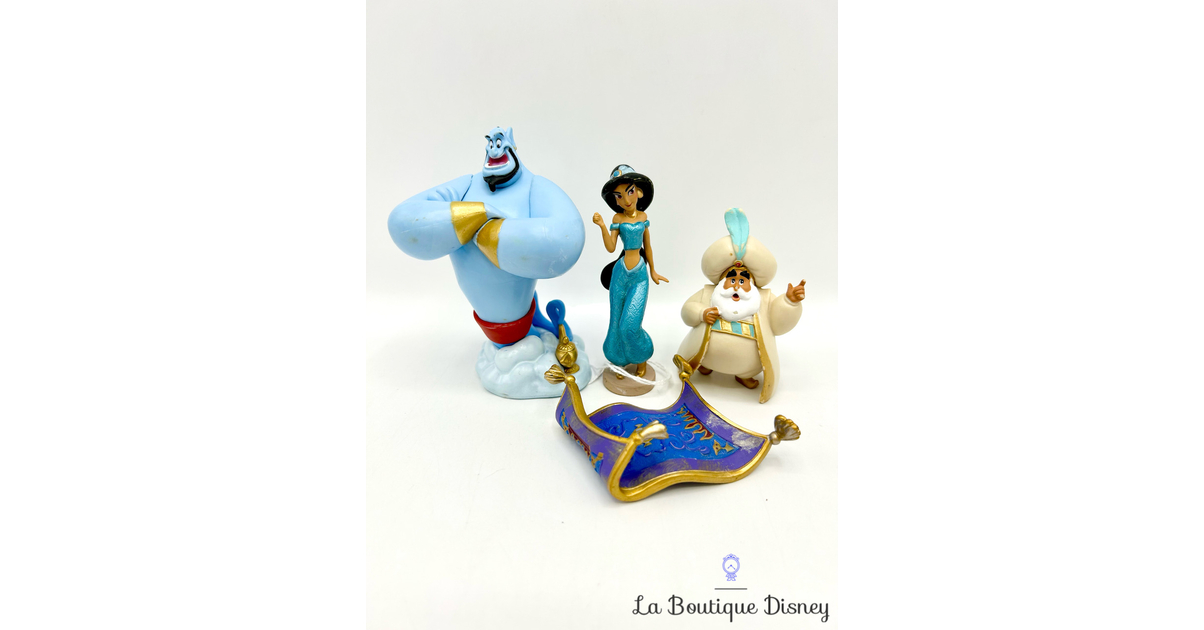 Figurines Aladdin Playset Disney Store Génie Jasmine Tapis Sultan - La ...