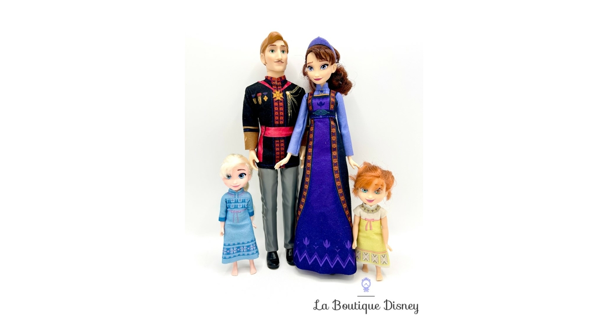 Poupées Famille Royale d'Arendelle Anna Elsa La Reine des Neiges 2 ...