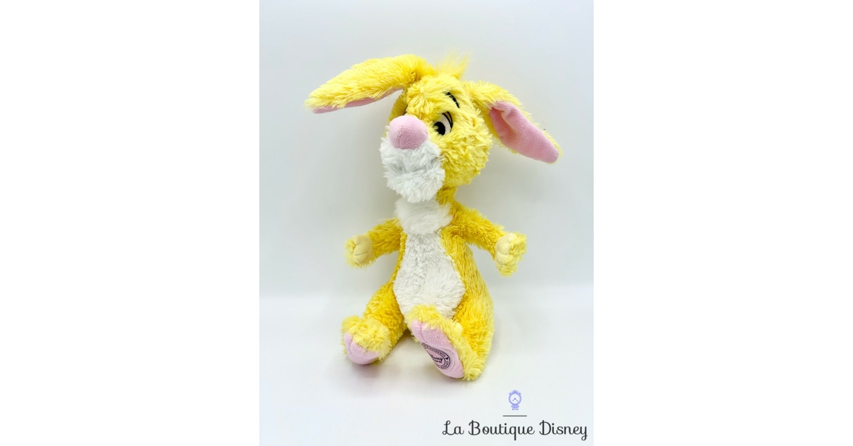 Peluche Coco Lapin Disney Store Winnie l'ourson lapin jaune écusson 28 ...