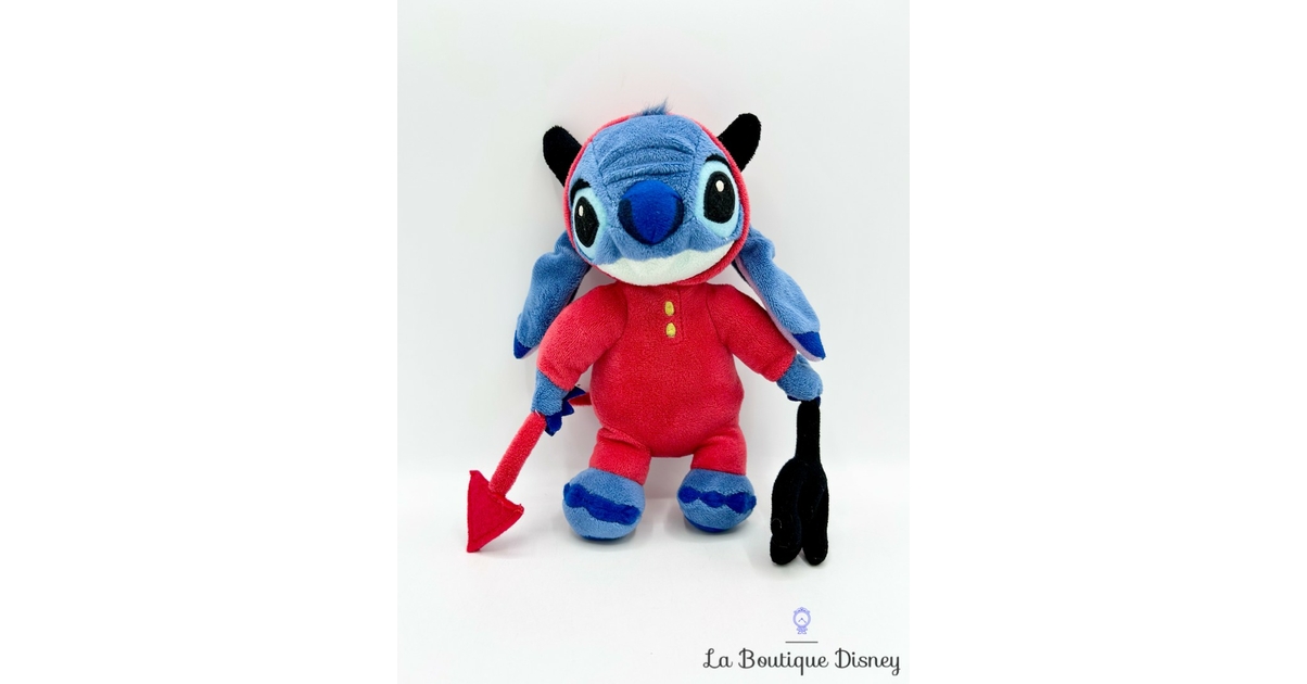 Peluche Stitch Diable Disneyland Paris Disney Halloween monstre rouge ...