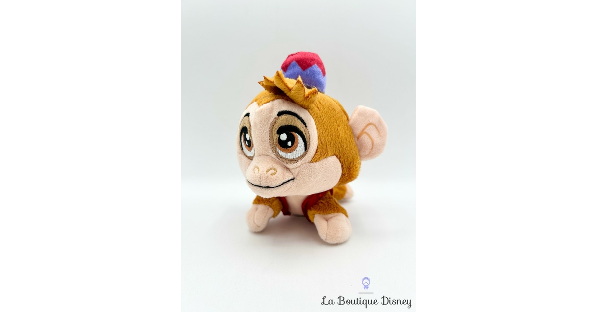 Peluche Mini Abu Naïf Disneyland Paris Disney 2022 Aladdin singe marron ...